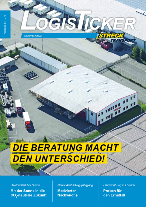 Newsboard | Streck Transport AG | Schweiz